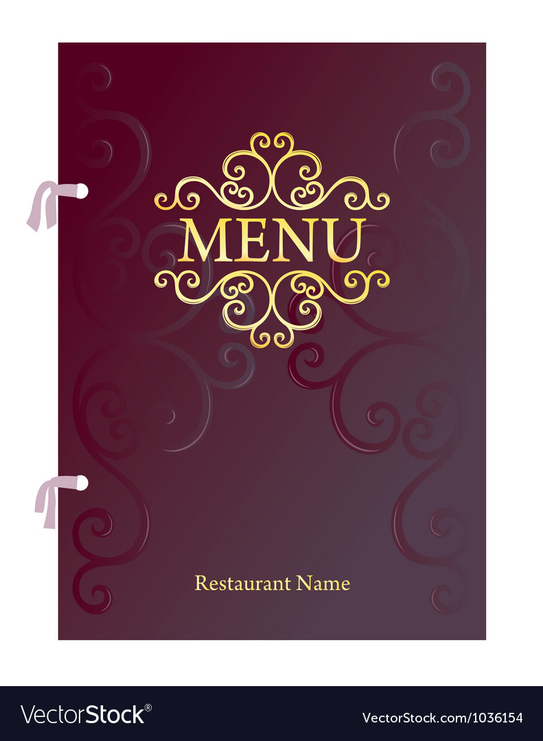 Restaurant menu Royalty Free Vector Image - VectorStock