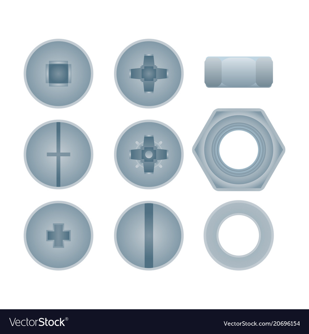 Best Nuts And Bolts Illustrations Royaltyfree Vector