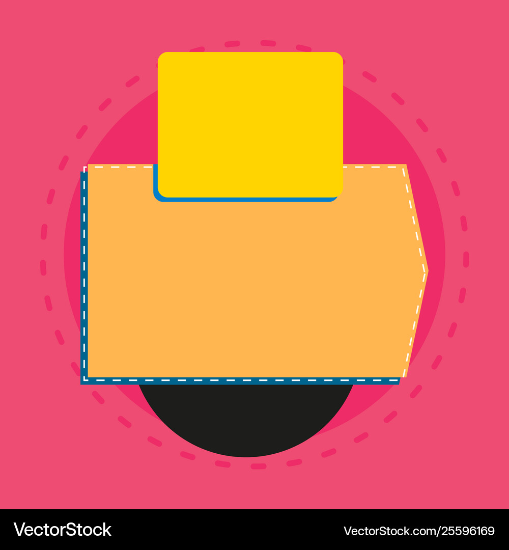 Asymmetrical triangle edging printer electronic Vector Image