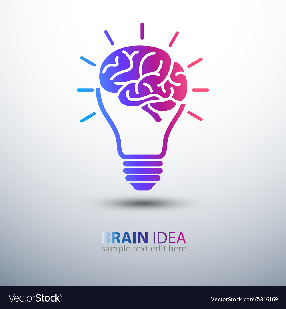 Brain idea Royalty Free Vector Image - VectorStock