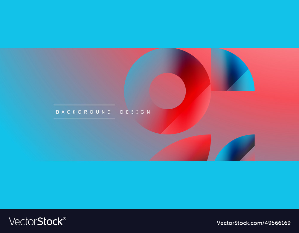 Simple geometric forms - dynamic Royalty Free Vector Image