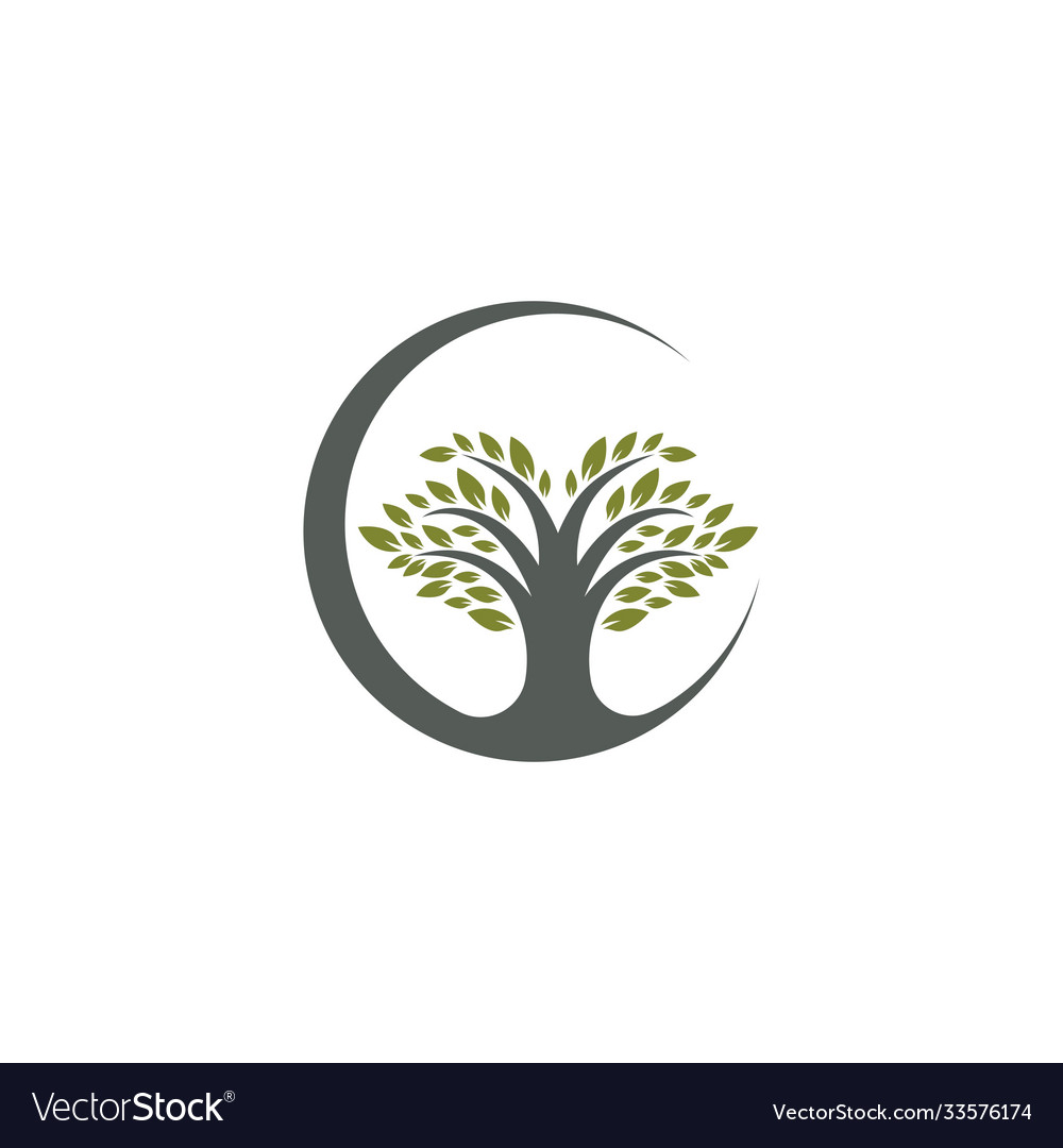 Tree symbol Royalty Free Vector Image - VectorStock