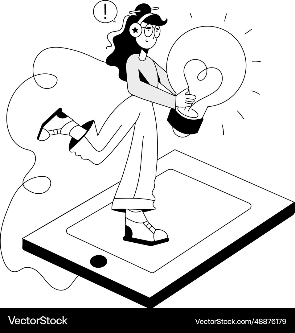 Idea support Royalty Free Vector Image - VectorStock