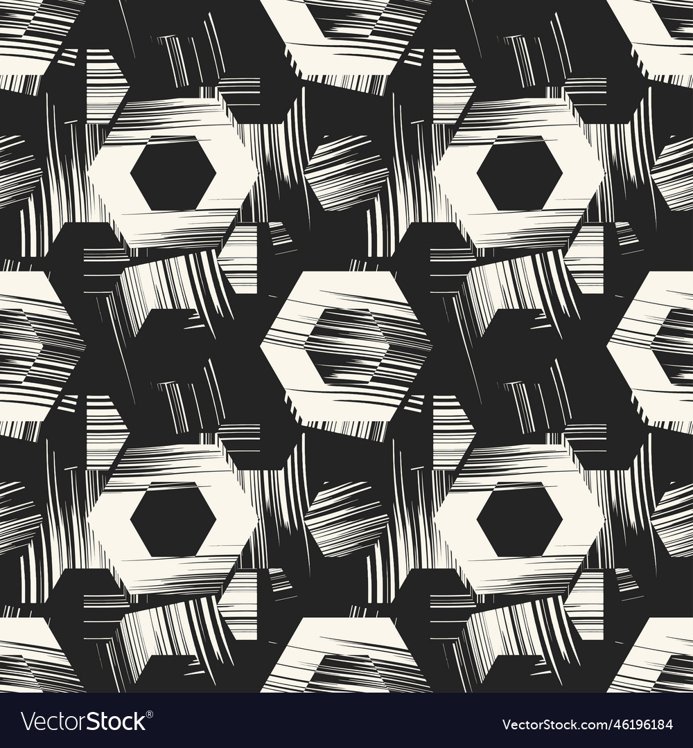 Broken geometric pattern Royalty Free Vector Image