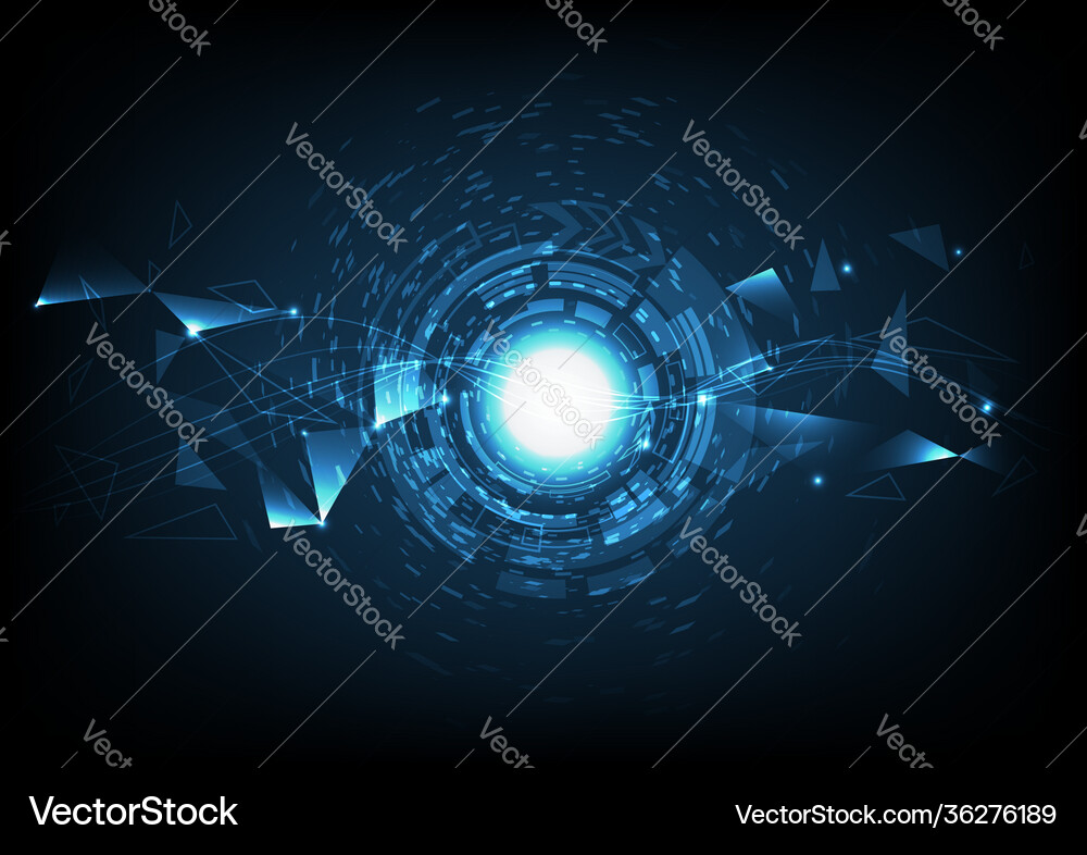Digital technology abstract background modern Vector Image