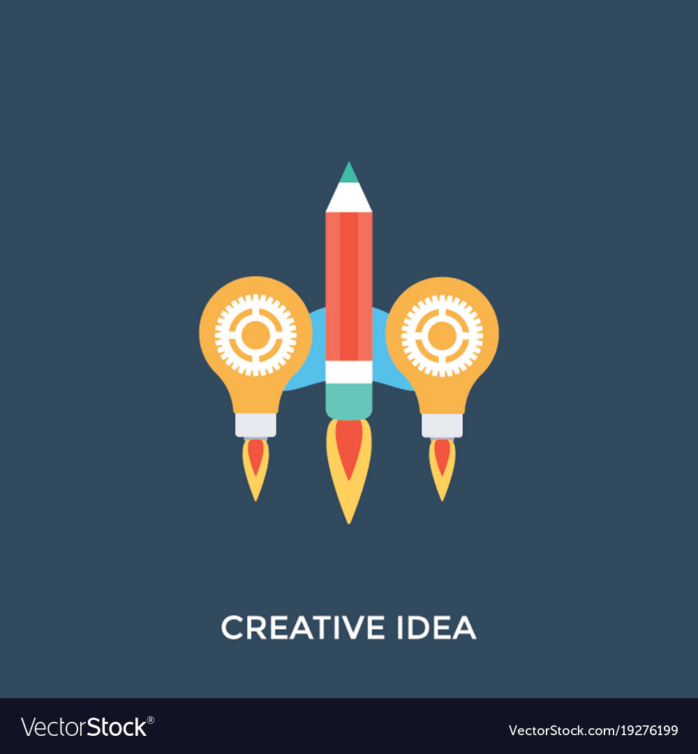 Creative idea Royalty Free Vector Image - VectorStock
