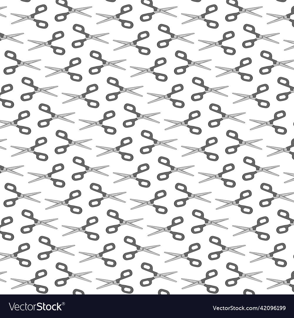 Scissors pattern Royalty Free Vector Image - VectorStock
