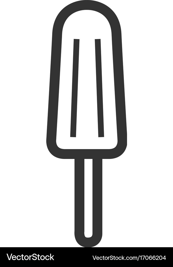 Isolated popsicle icon Royalty Free Vector Image