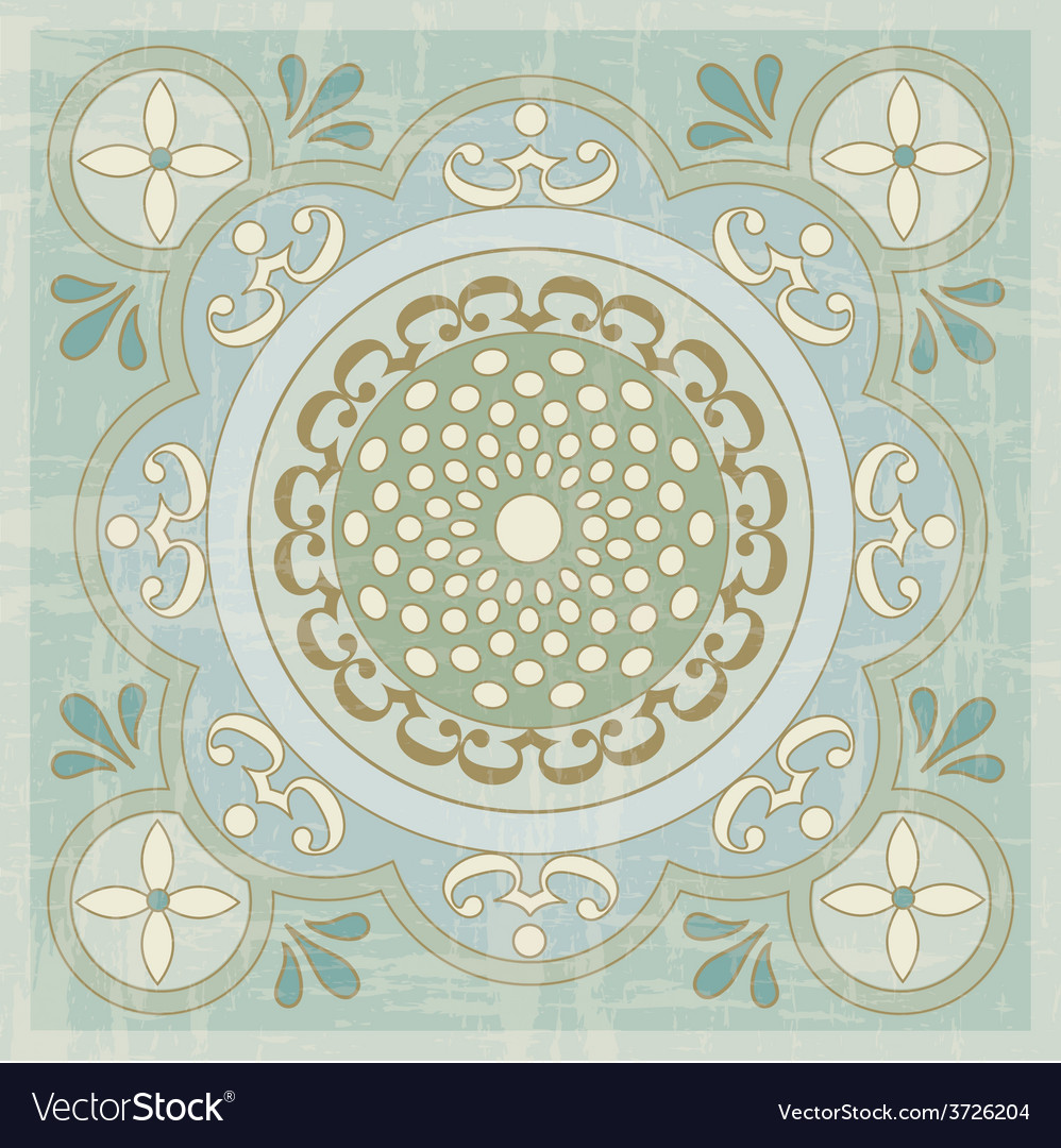 Tile pattern Royalty Free Vector Image - VectorStock