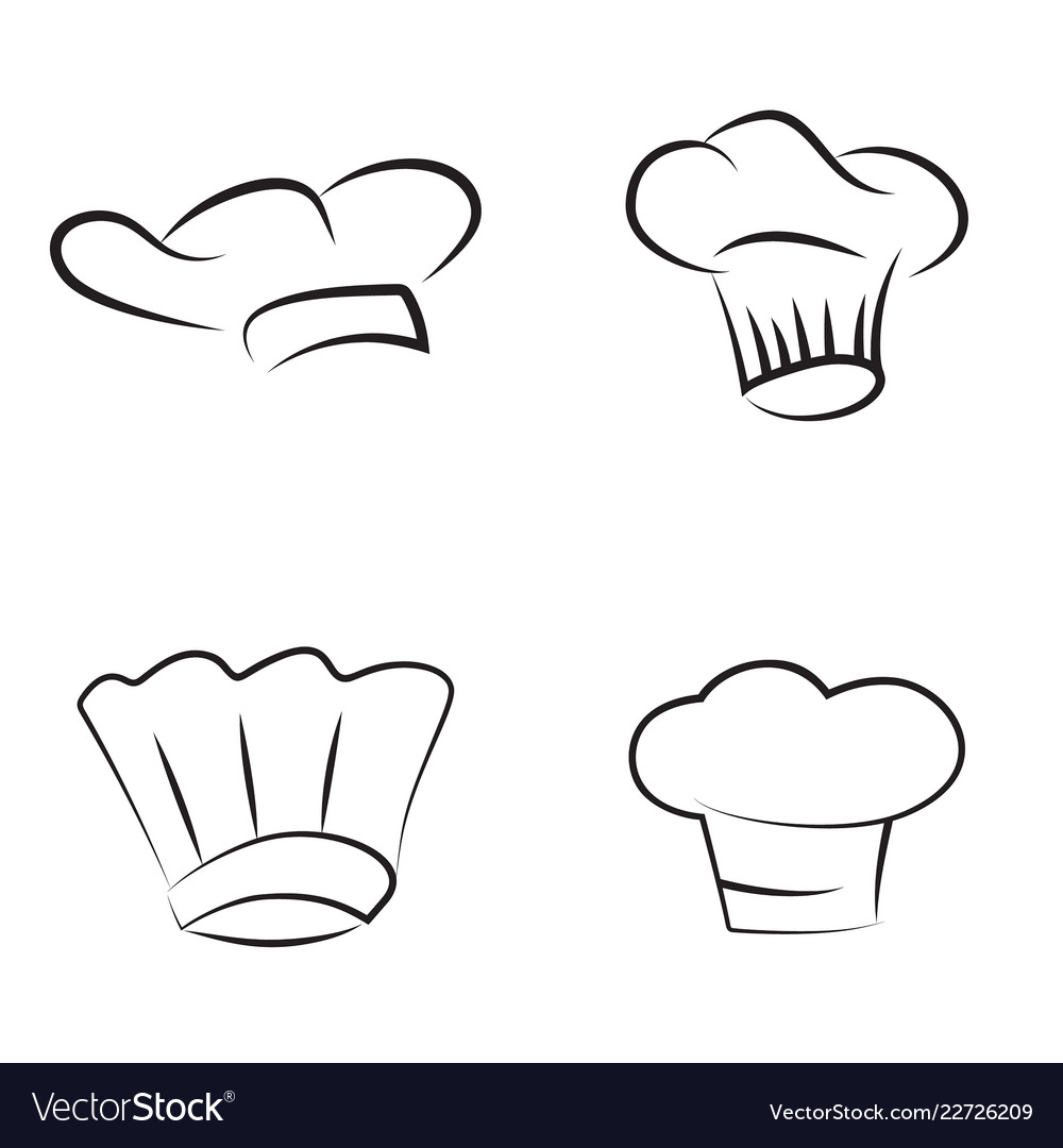 Chef hat Royalty Free Vector Image - VectorStock