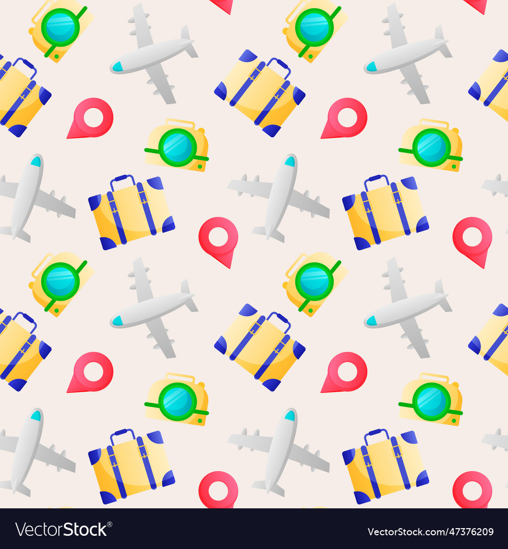 Holidays seamless pattern repeat pattern Vector Image