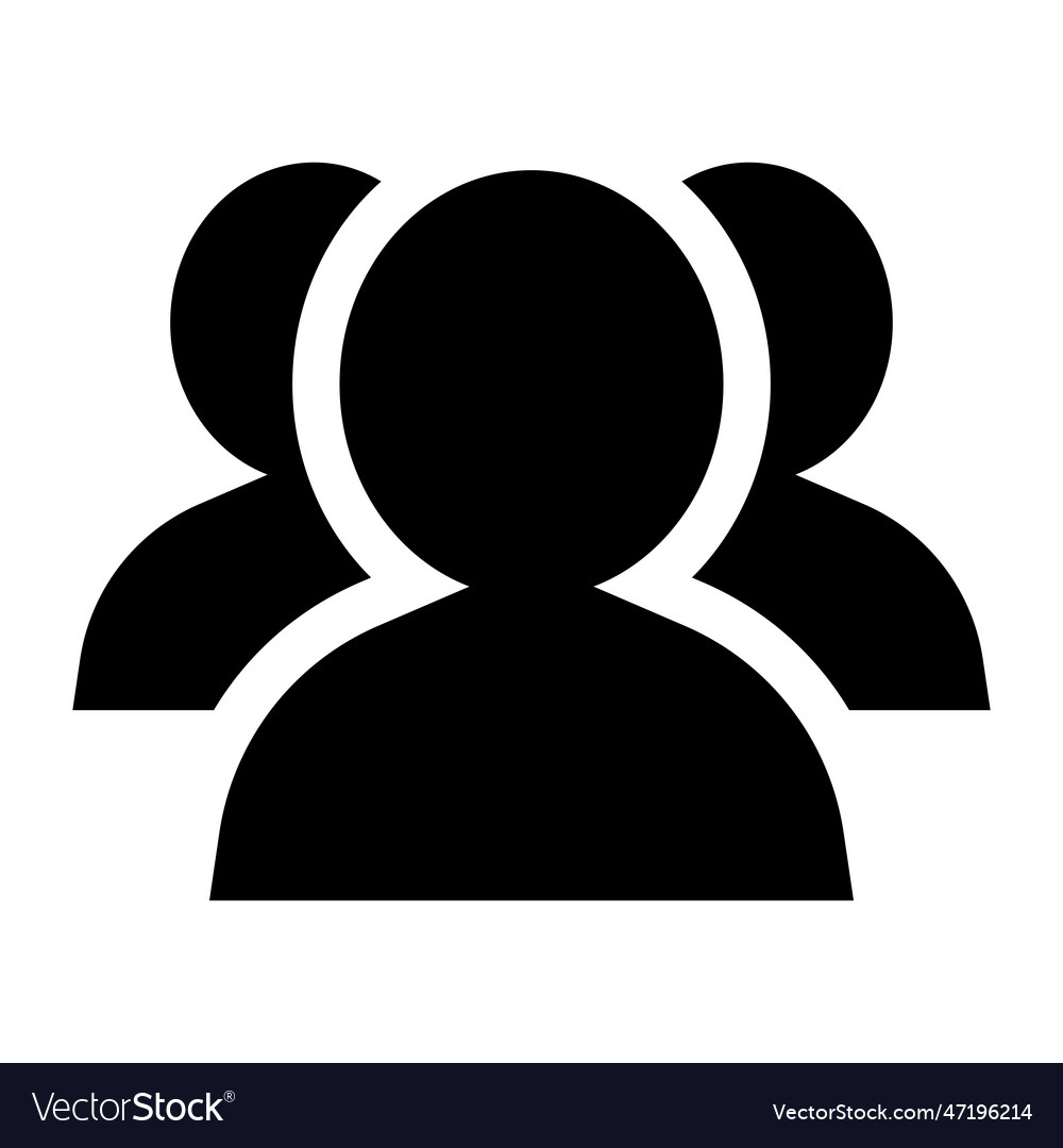 Community icon Royalty Free Vector Image - VectorStock