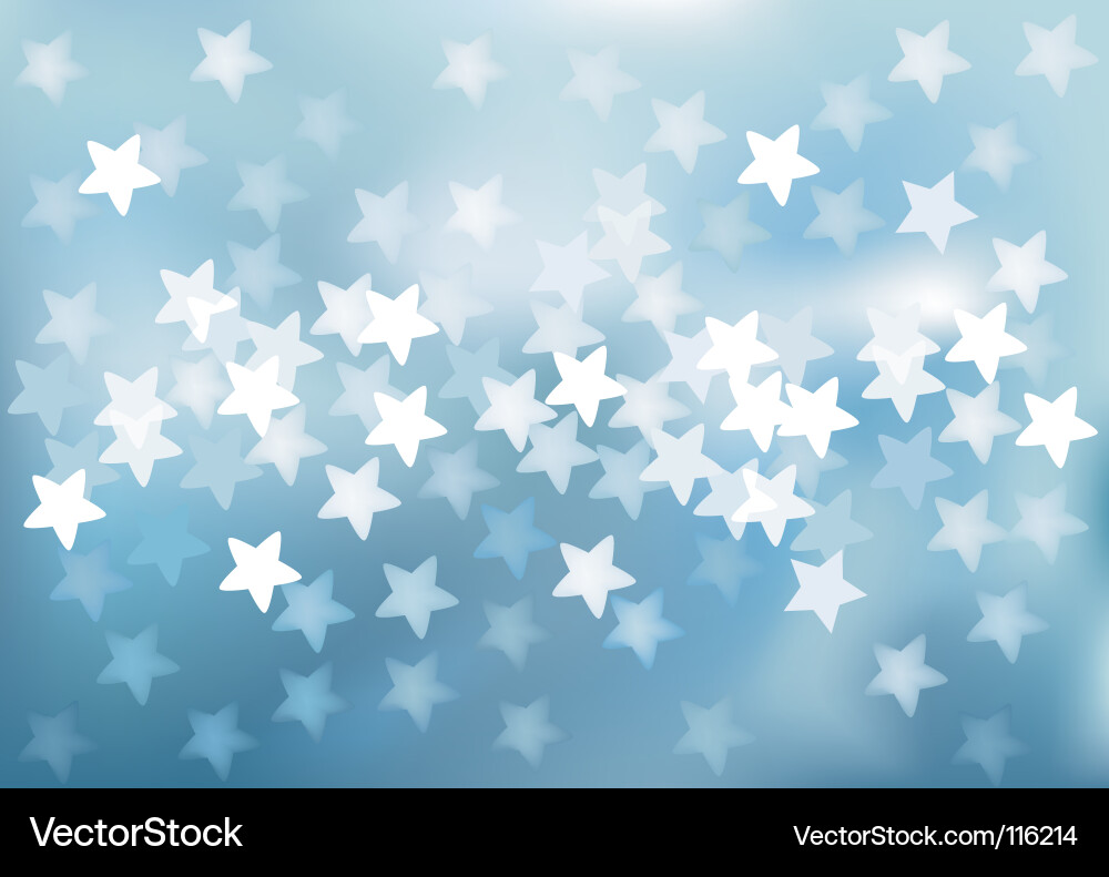 Defocused lights in star shape Royalty Free Vector Image