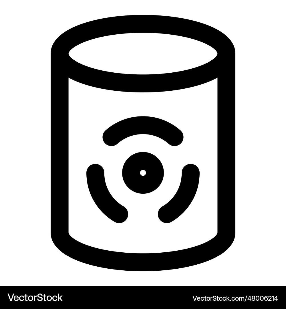 Nuclear energy used for generating electricity Vector Image