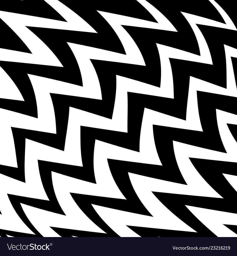 Geometric simple zigzag print wave pattern Vector Image