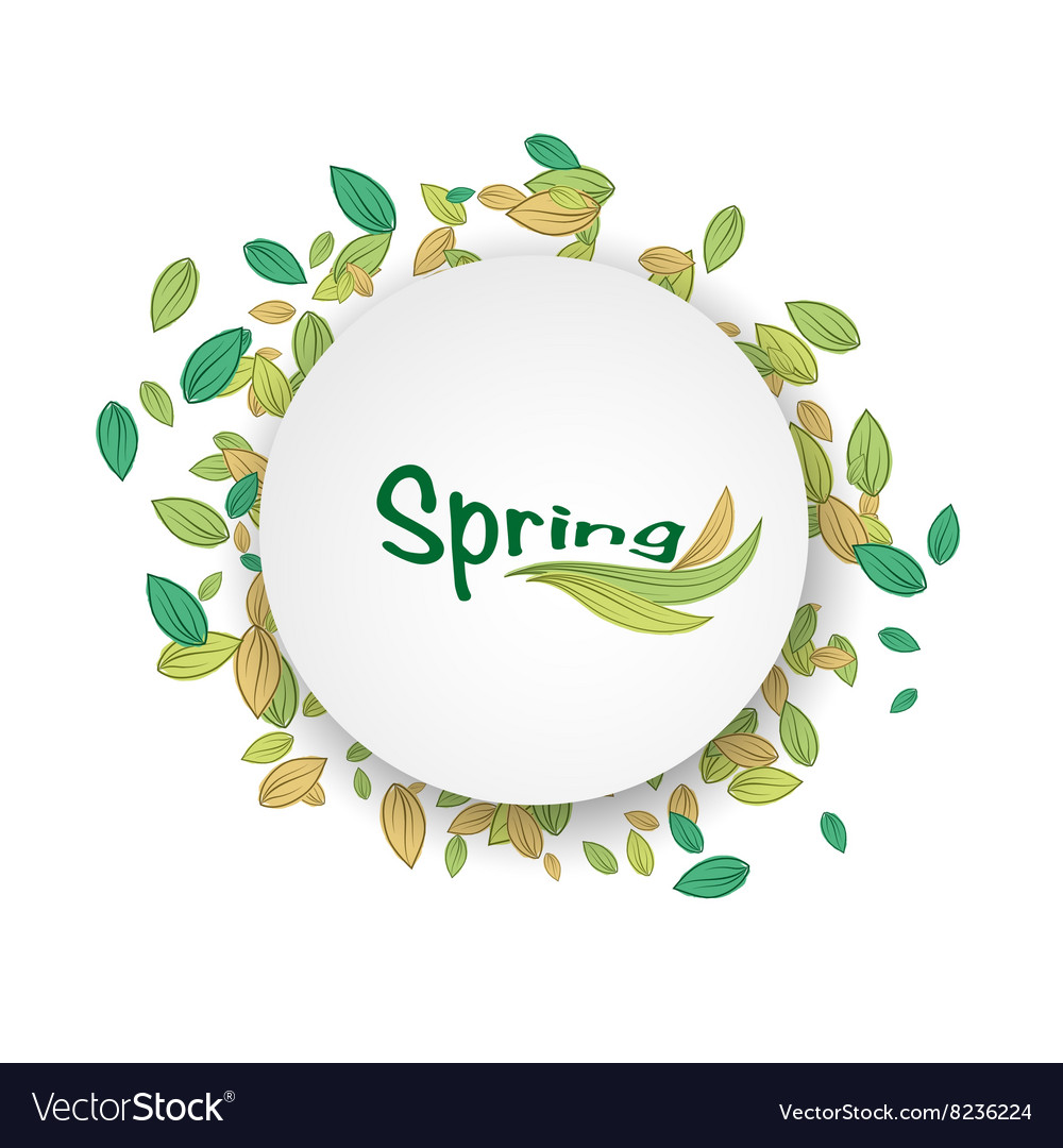 For spring design Royalty Free Vector Image - VectorStock