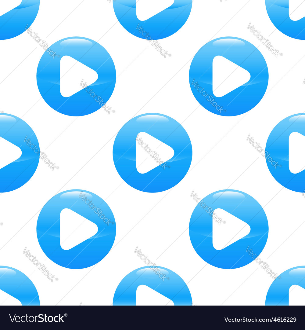 Play sign pattern Royalty Free Vector Image - VectorStock