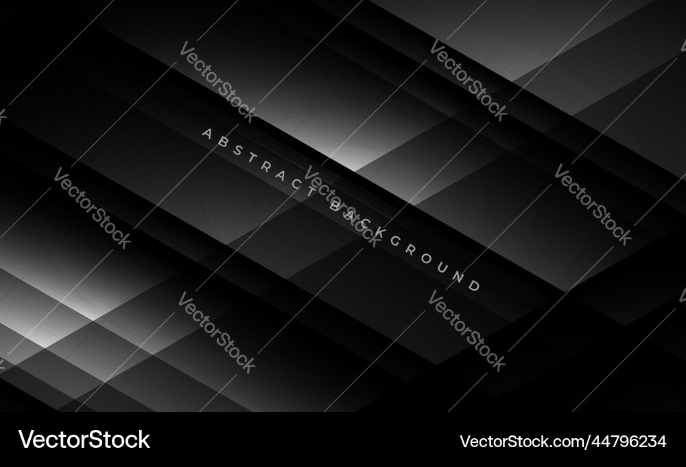 Black modern abstract background dark gray Vector Image