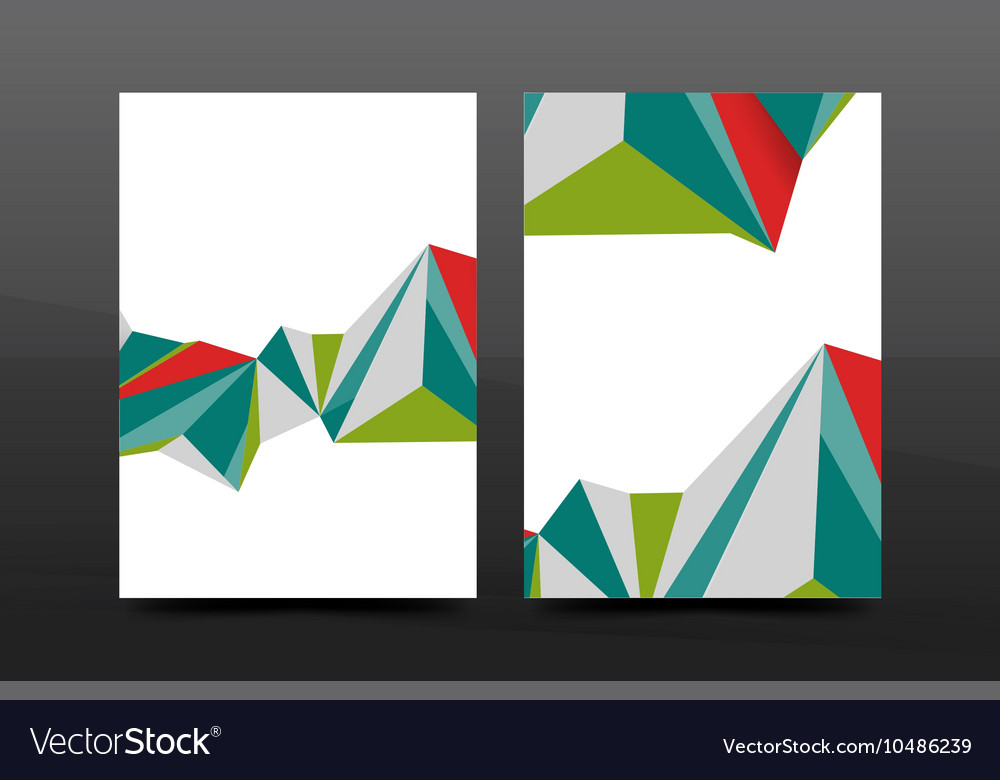 3d abstract geometric shapes modern minimal Vector Image