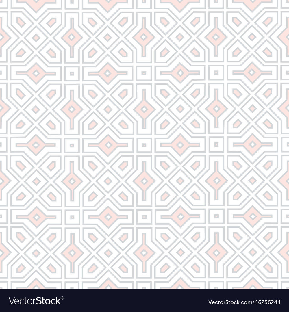 Abstract Geometric Retro Seamless Pattern Mosaic Vector Image