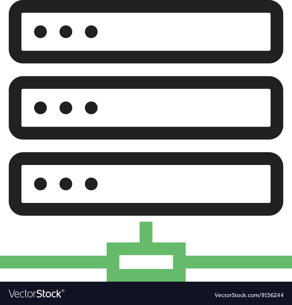 Server Royalty Free Vector Image - VectorStock