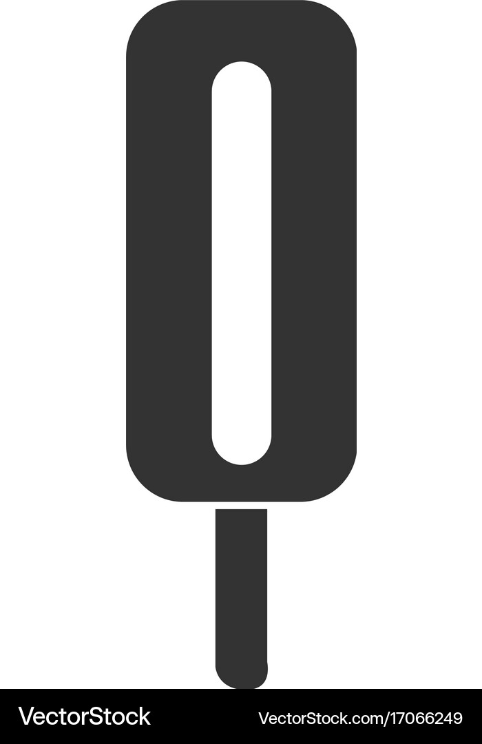 Isolated popsicle icon Royalty Free Vector Image