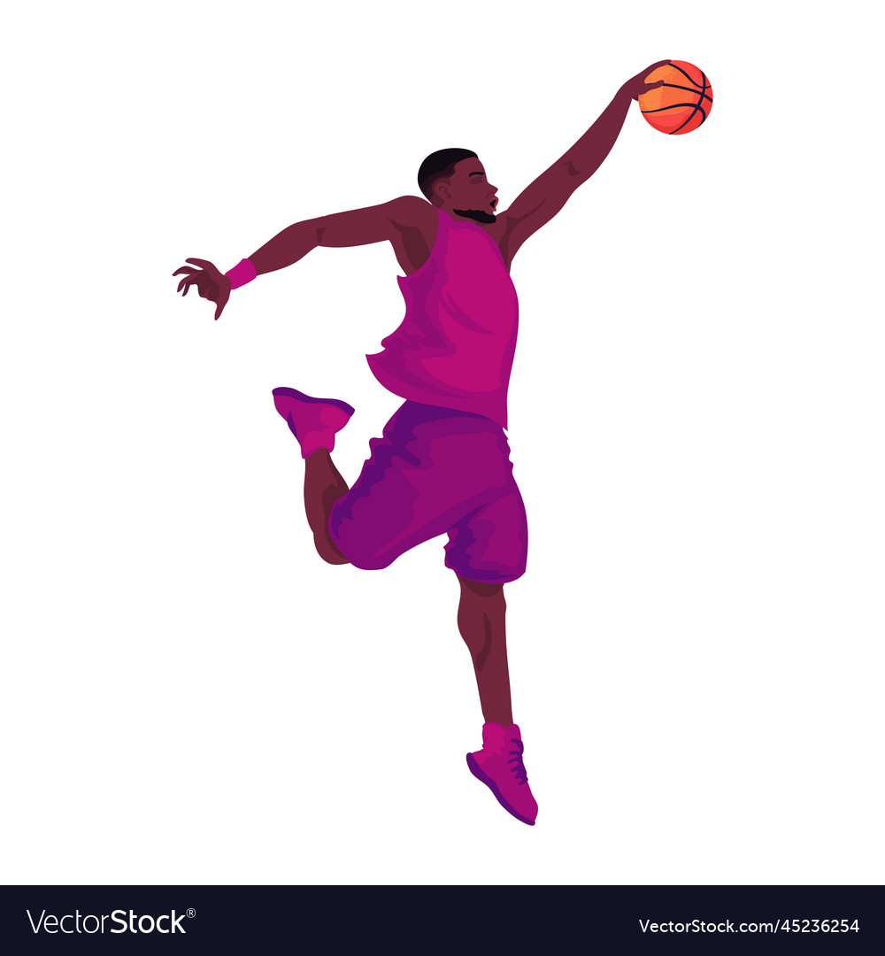 Basketball player design Royalty Free Vector Image
