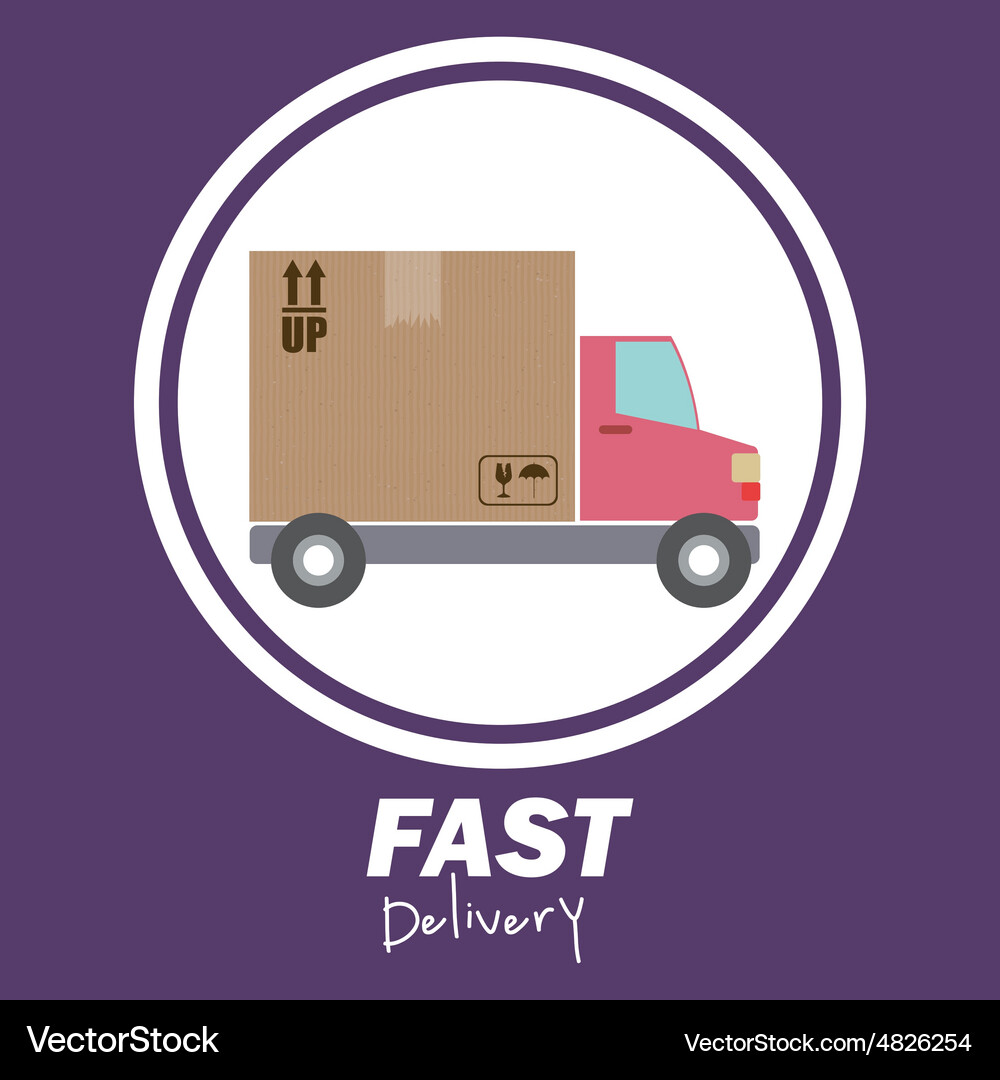 Delivery design Royalty Free Vector Image - VectorStock