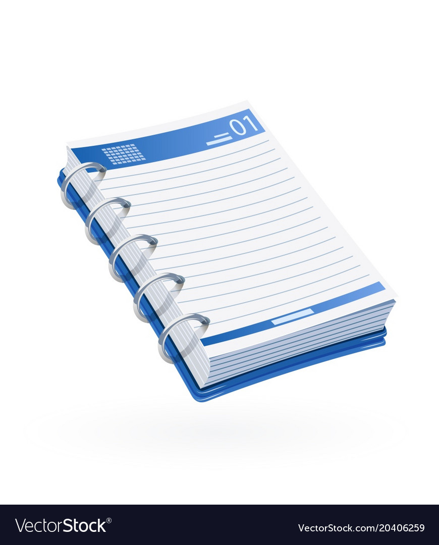 Notebook Royalty Free Vector Image - VectorStock