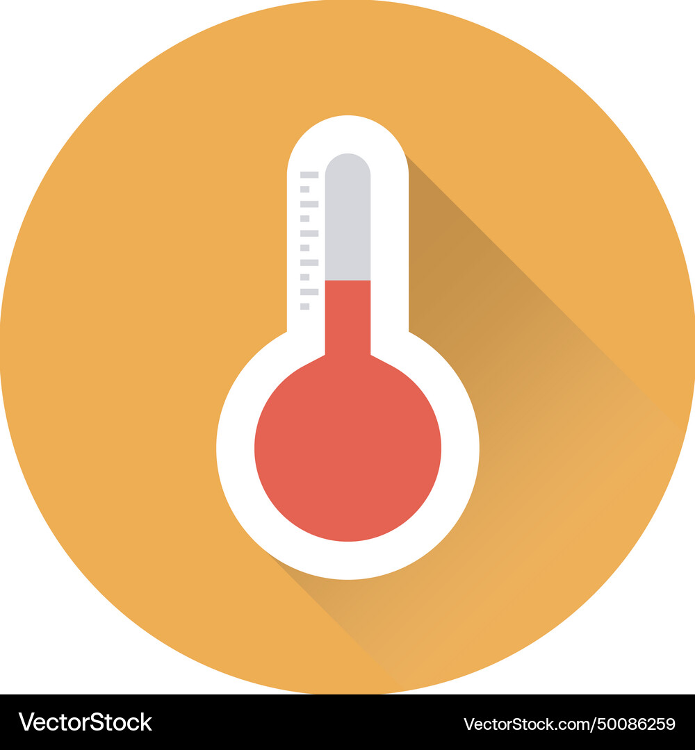 Thermometer icon Royalty Free Vector Image - VectorStock