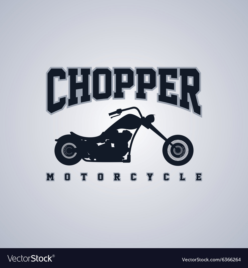 Chopper motorcycle Royalty Free Vector Image - VectorStock