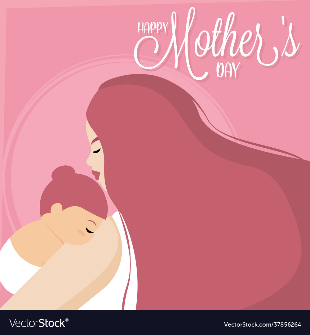 Mother carrying her daughter Royalty Free Vector Image Mother carrying her daughter Royalty Free Vector Image