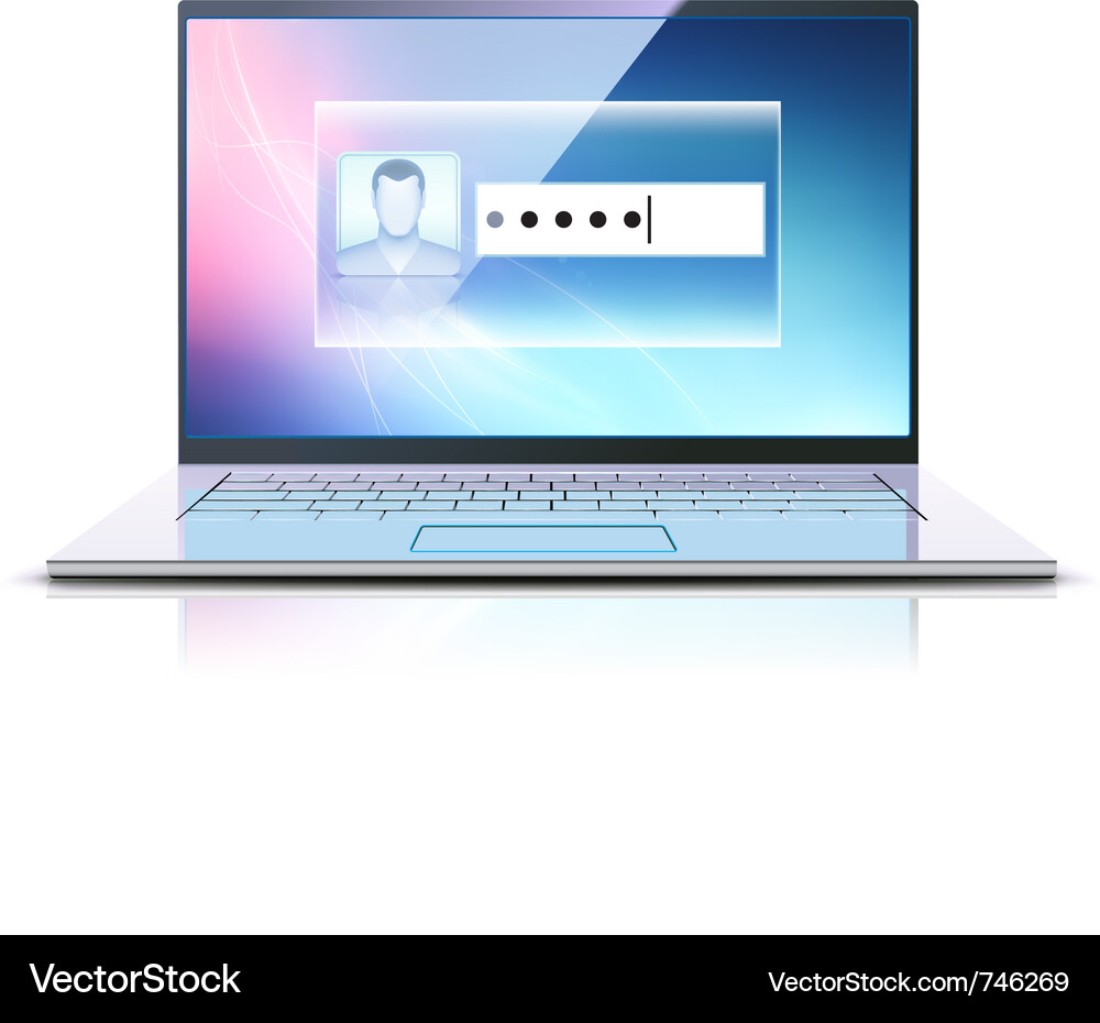 Computer security concept Royalty Free Vector Image