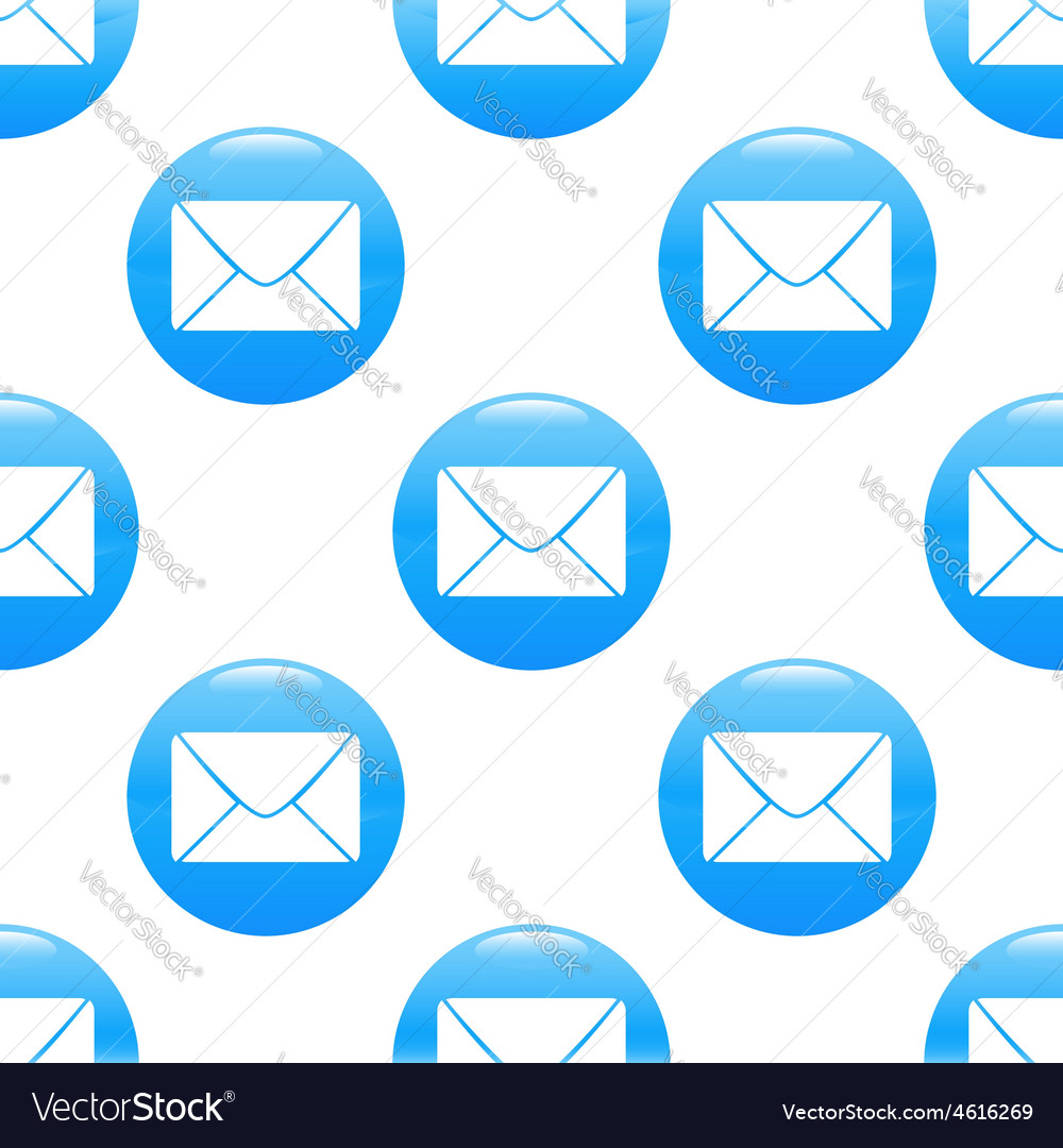 Envelope sign pattern Royalty Free Vector Image