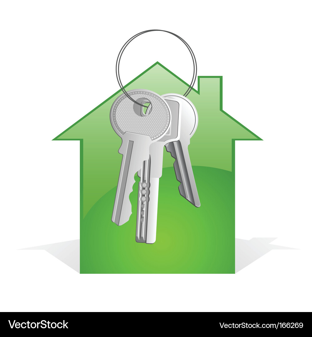 House keys Royalty Free Vector Image - VectorStock