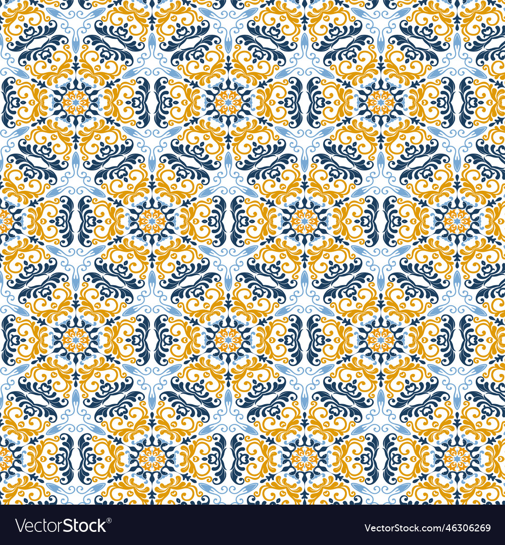 Moroccan themed pattern design Royalty Free Vector Image