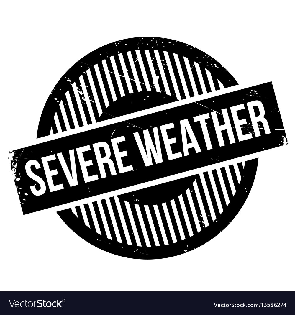 Severe weather rubber stamp Royalty Free Vector Image Severe weather rubber stamp Royalty Free Vector Image