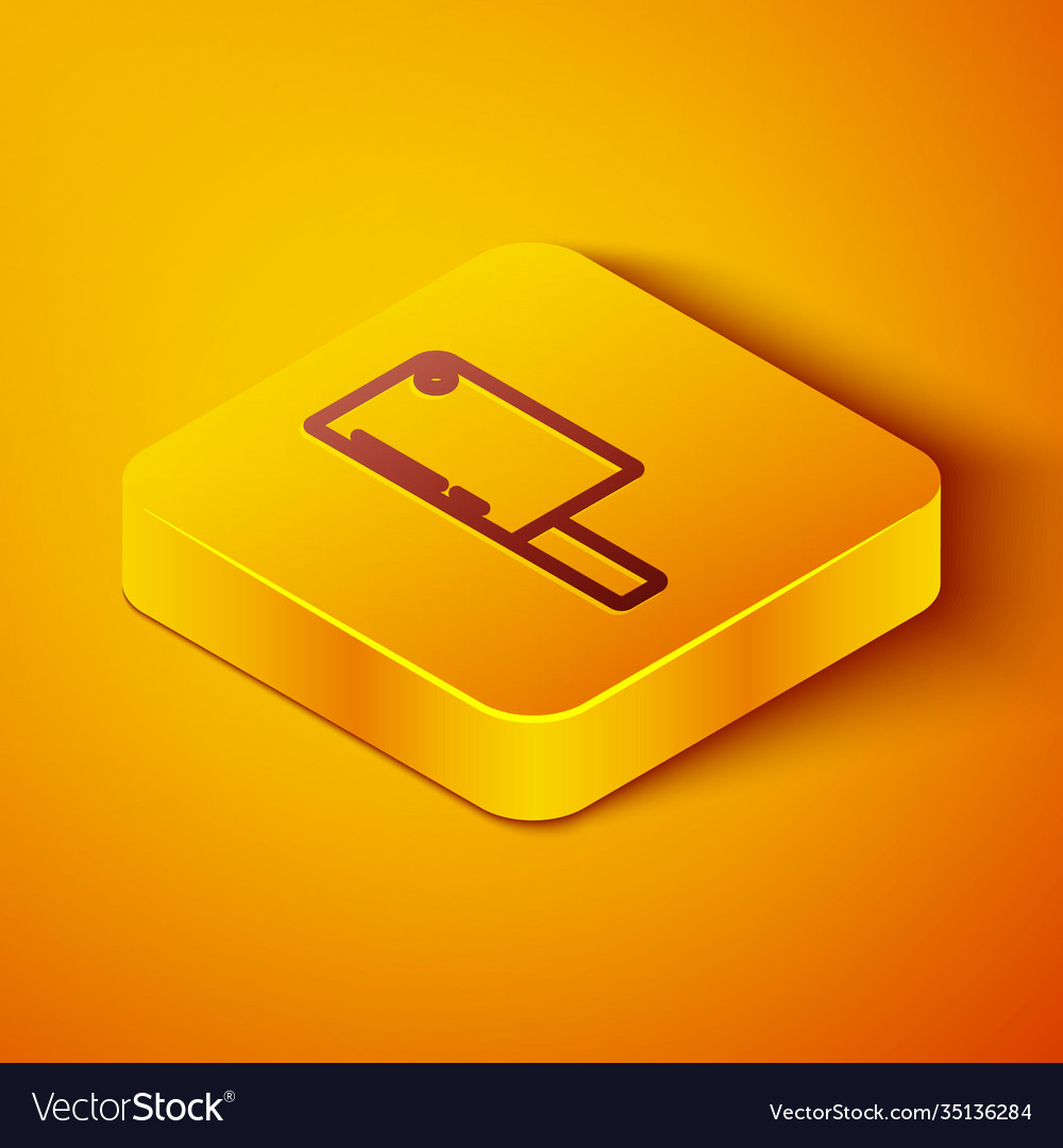 Isometric line meat chopper icon isolated Vector Image Isometric line meat chopper icon isolated Vector Image