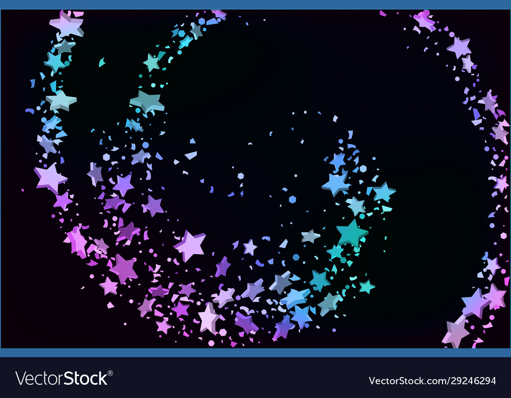 Falling star background Royalty Free Vector Image