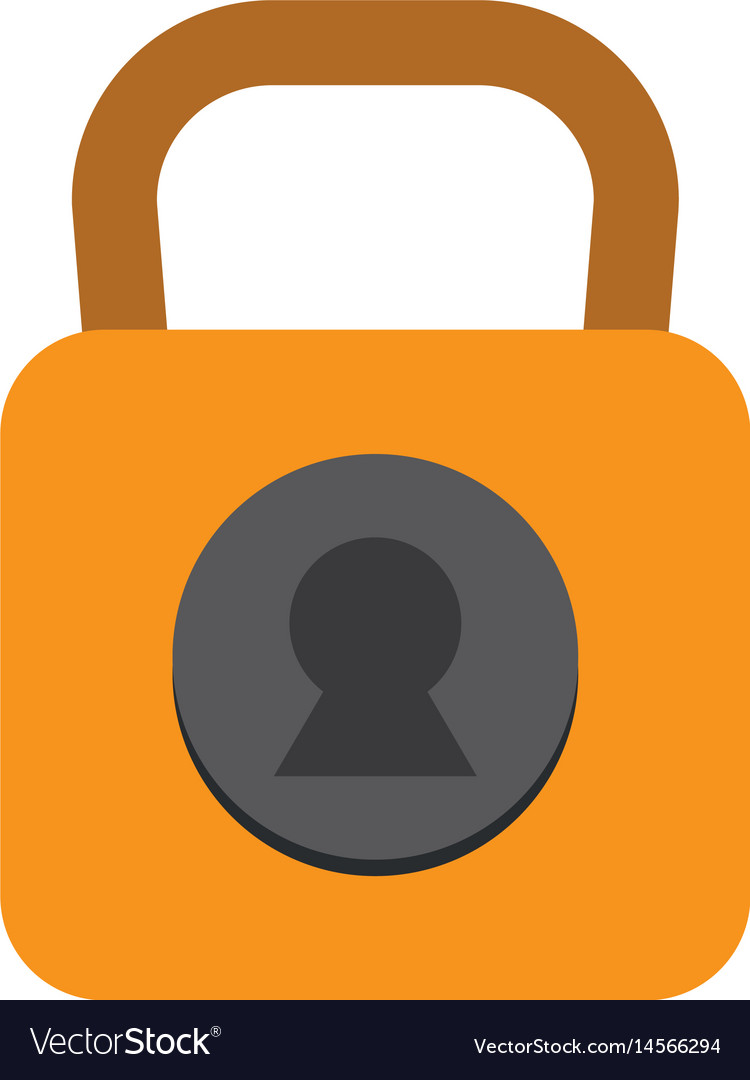 Security padlock icon Royalty Free Vector Image