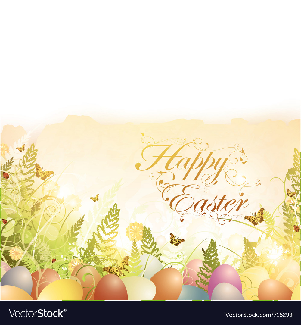 Easter Royalty Free Vector Image - VectorStock