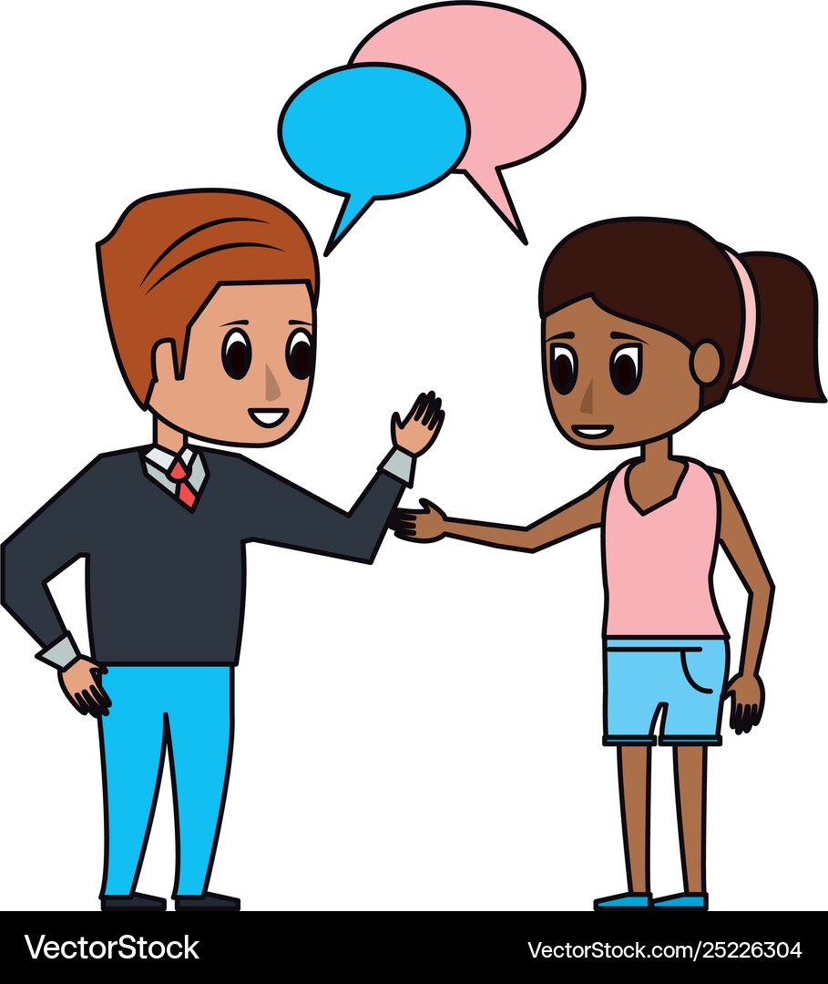 Friends people cartoon Royalty Free Vector Image