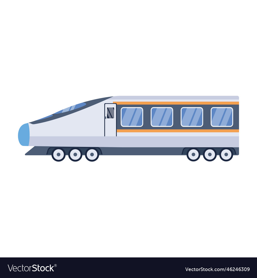 Express train Royalty Free Vector Image - VectorStock