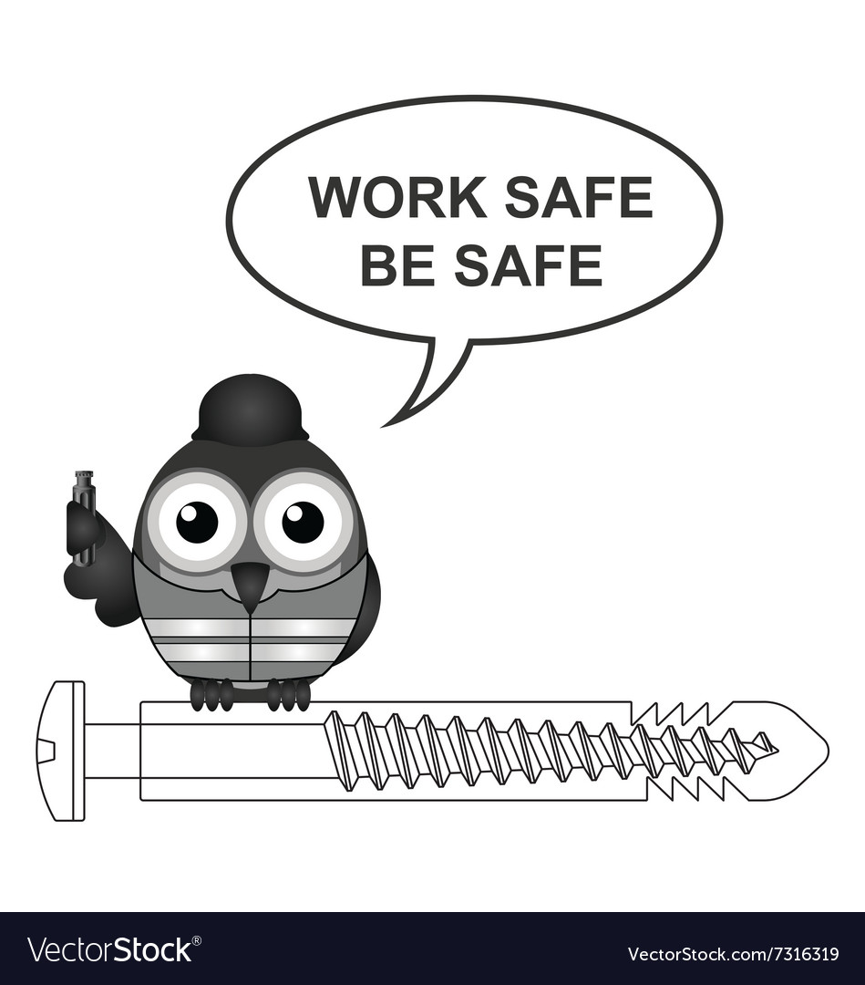 Construction work safe Royalty Free Vector Image