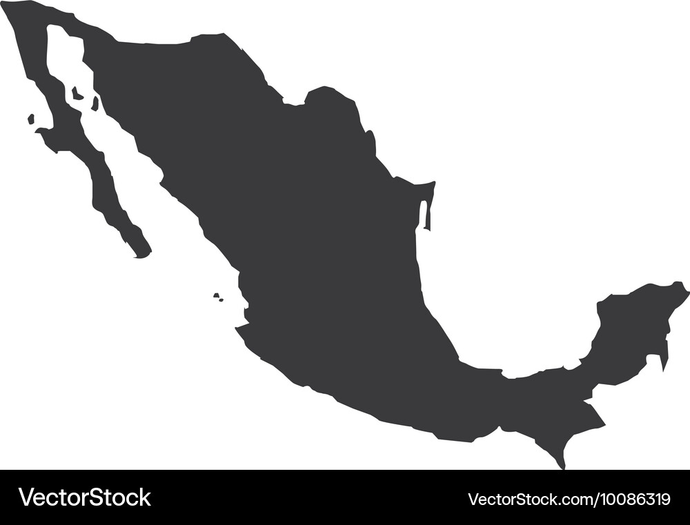 Mexico Map Icon Royalty Free Vector Image - VectorStock