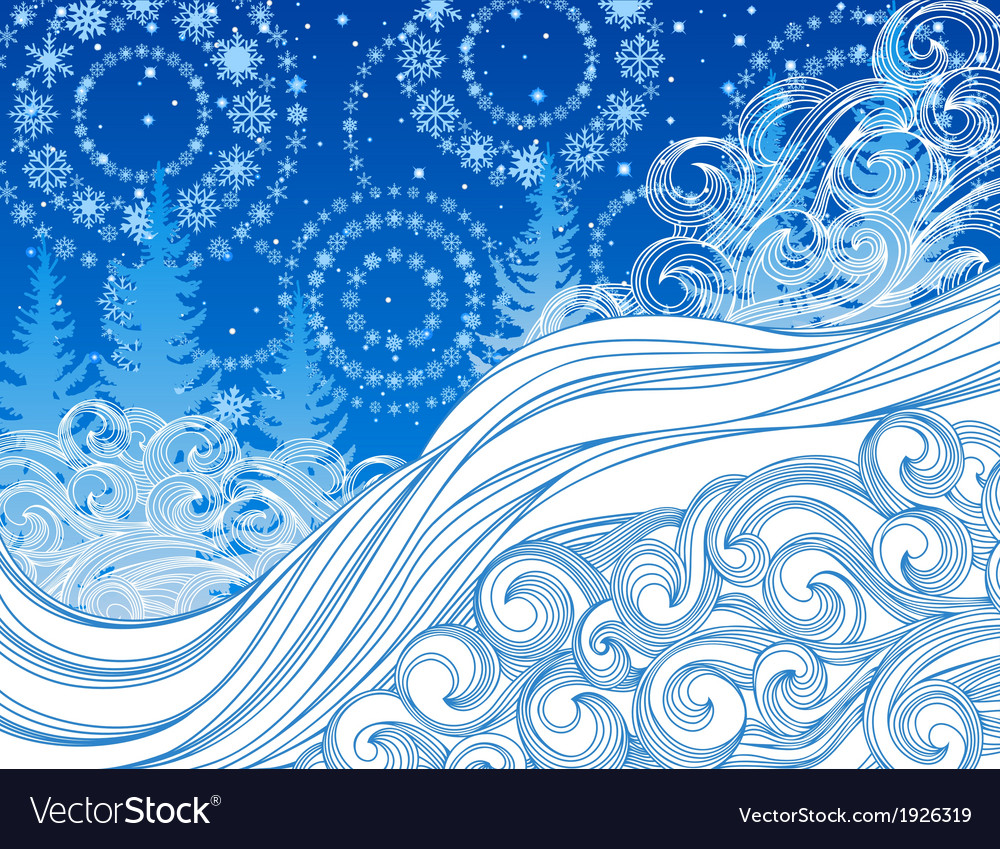 Winter Royalty Free Vector Image - VectorStock