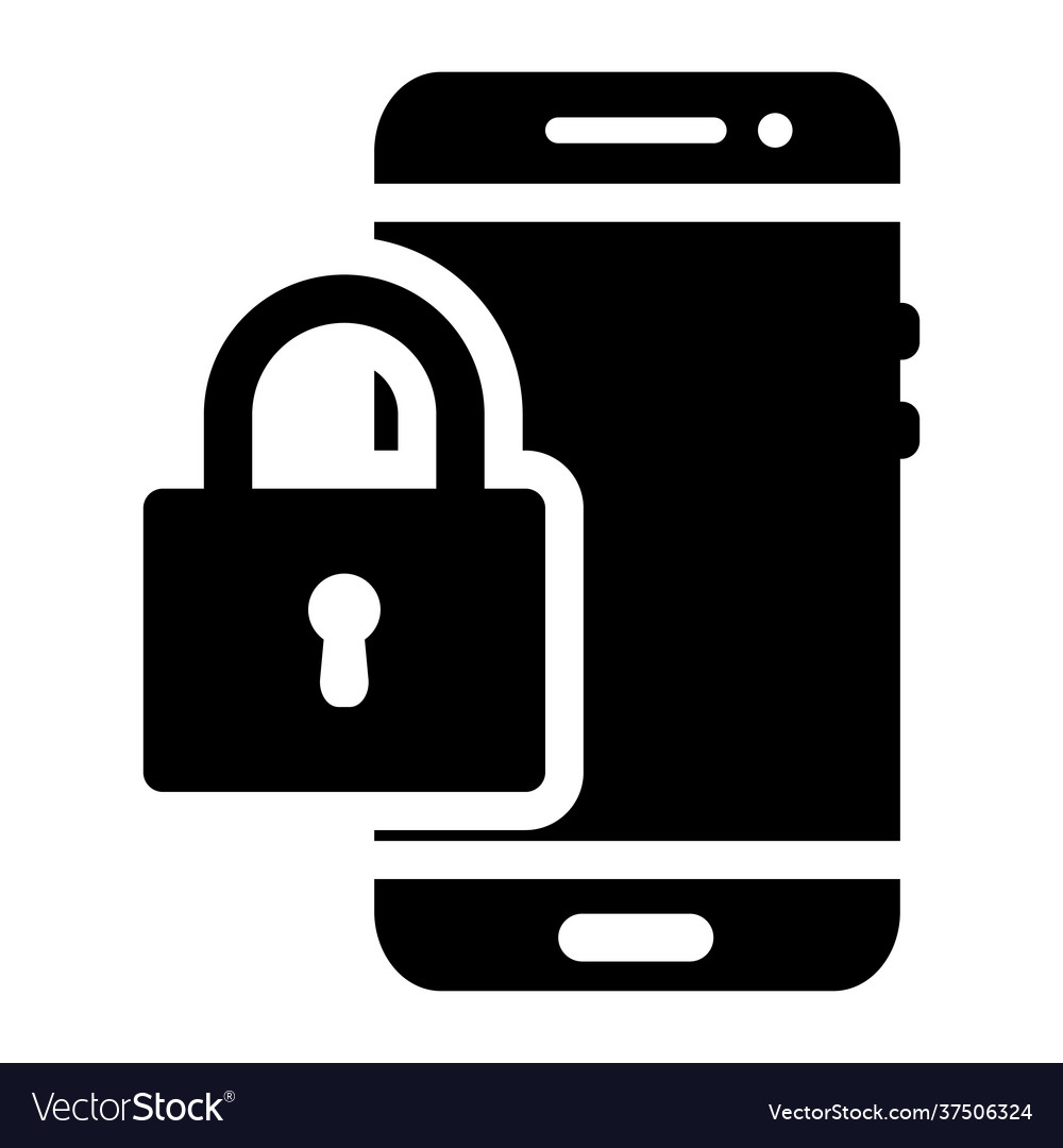 Mobile security Royalty Free Vector Image - VectorStock