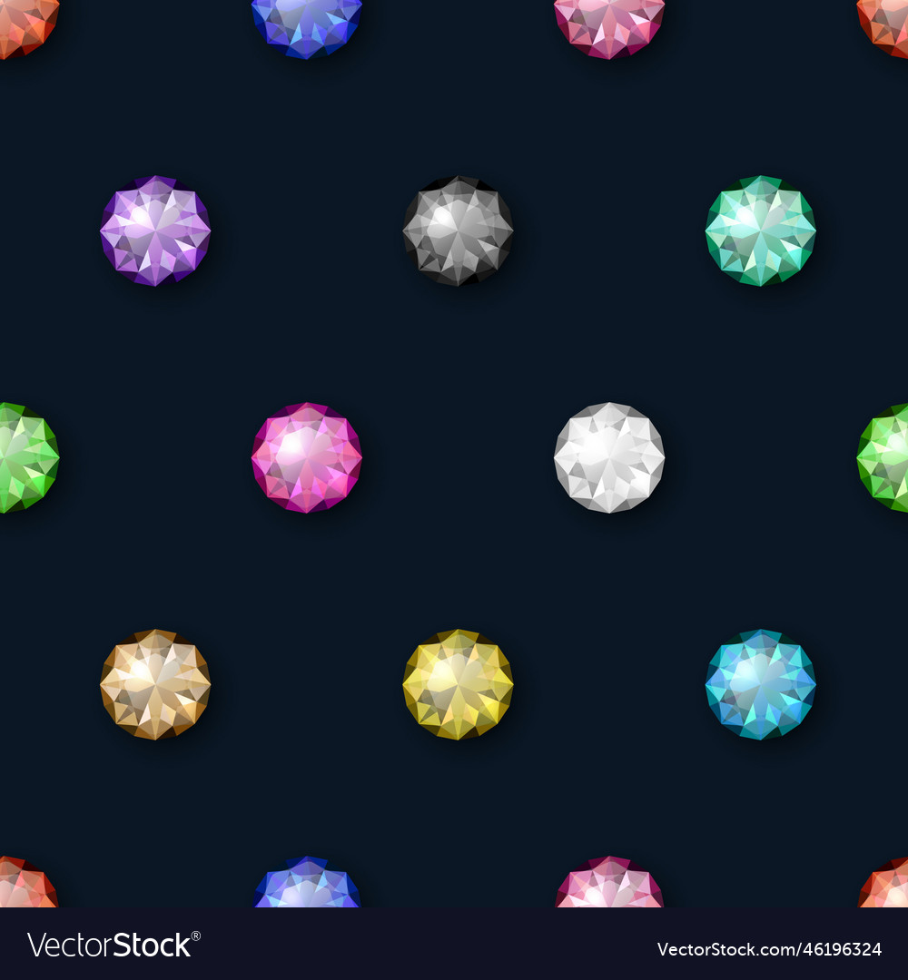 Seamless pattern with multi colored 3d Royalty Free Vector Seamless pattern with multi colored 3d Royalty Free Vector