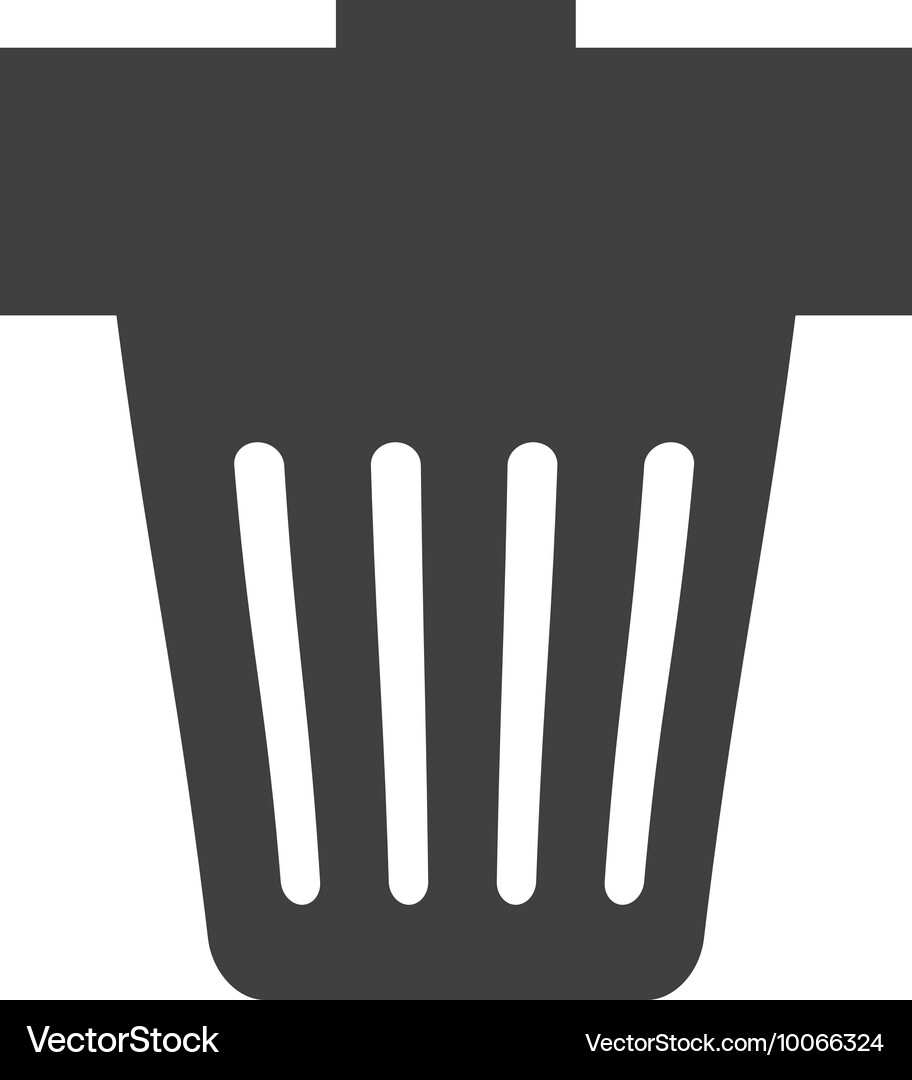 Trash icon recycle and ecology design Royalty Free Vector