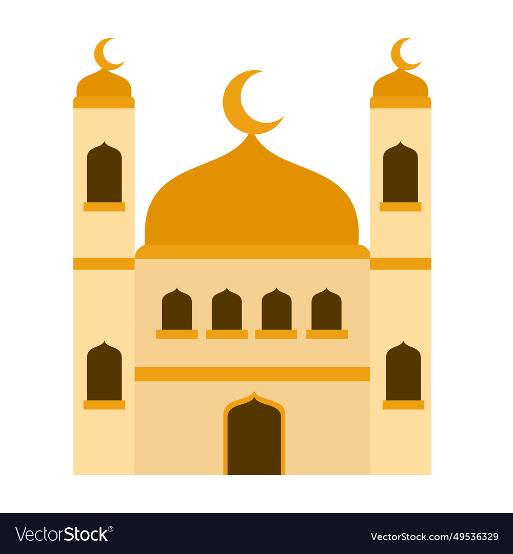 Islam mosque Royalty Free Vector Image - VectorStock